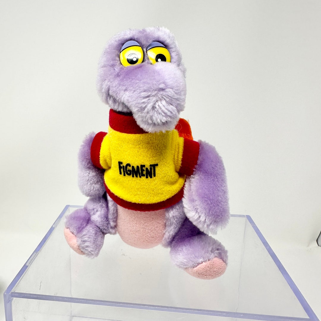 Vintage 1982 Disney Disneyland Figment Dragon Plush Toy 6 - Etsy