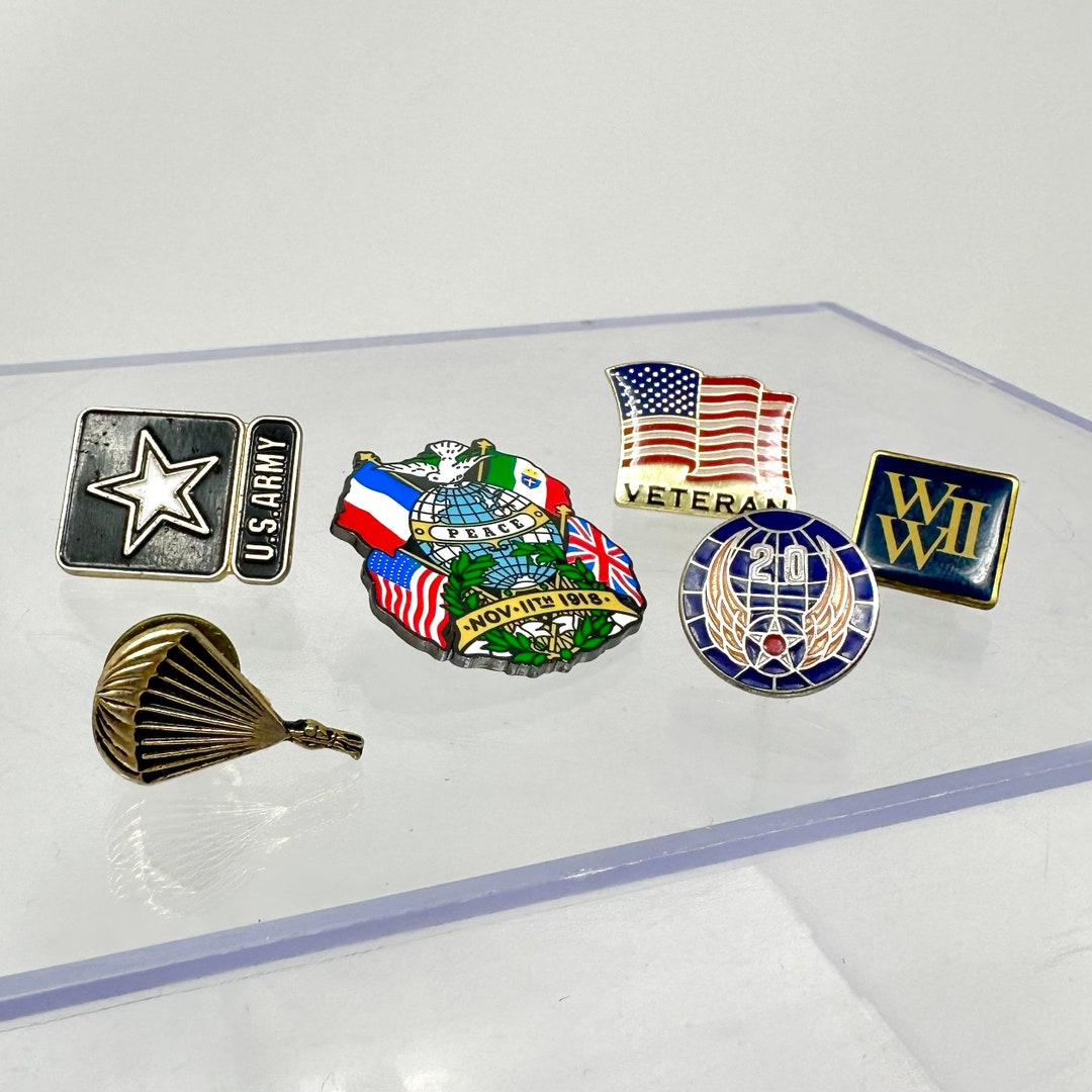 Vtg Wwii & Korea Military Pins Paratrooper Air Force 20 Lot - Etsy