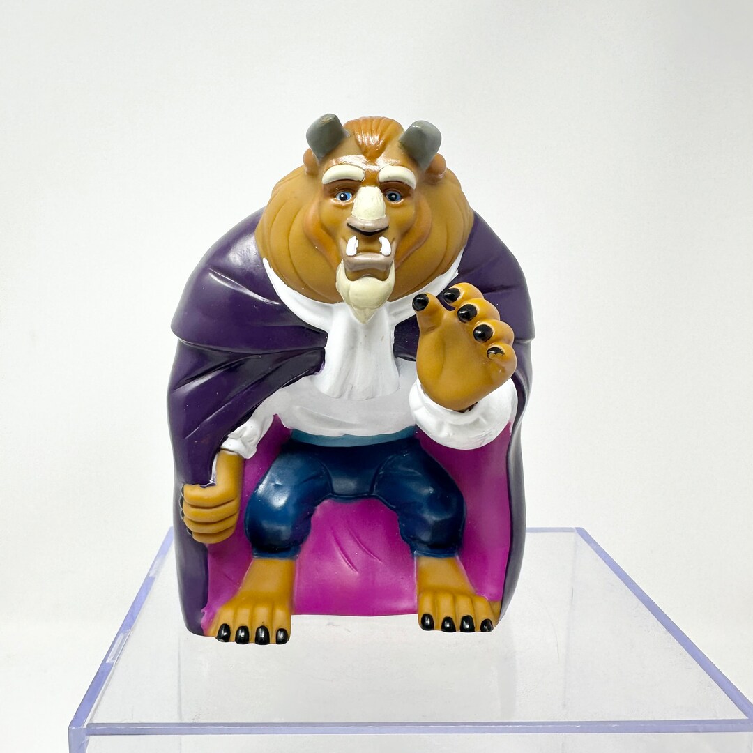 Vtg 1992 Disney Beauty & the Beast Hand Puppet Vinyl Toy 6 - Etsy
