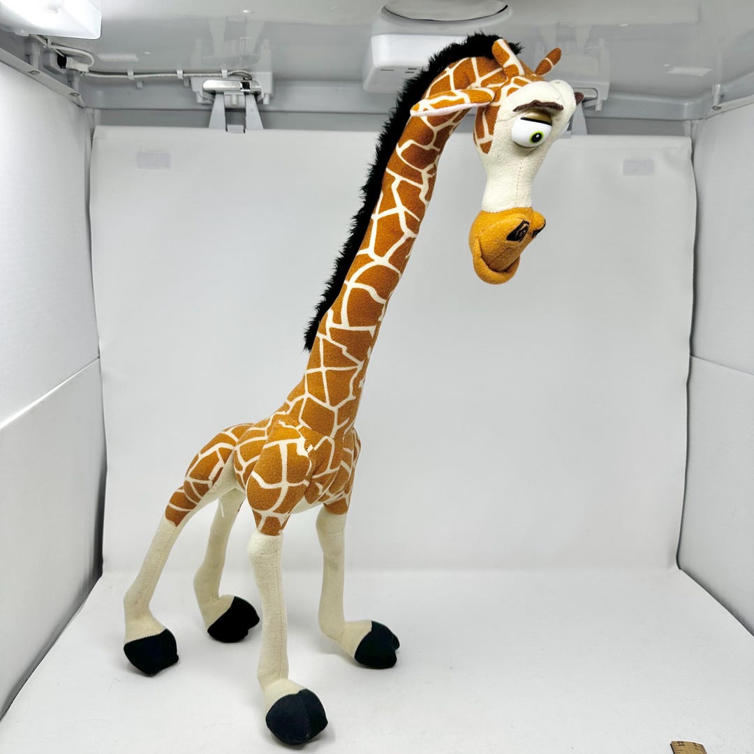 Dreamworks Madagascar 24 Melman the Giraffe Plush 2004 Nanco Posable ...
