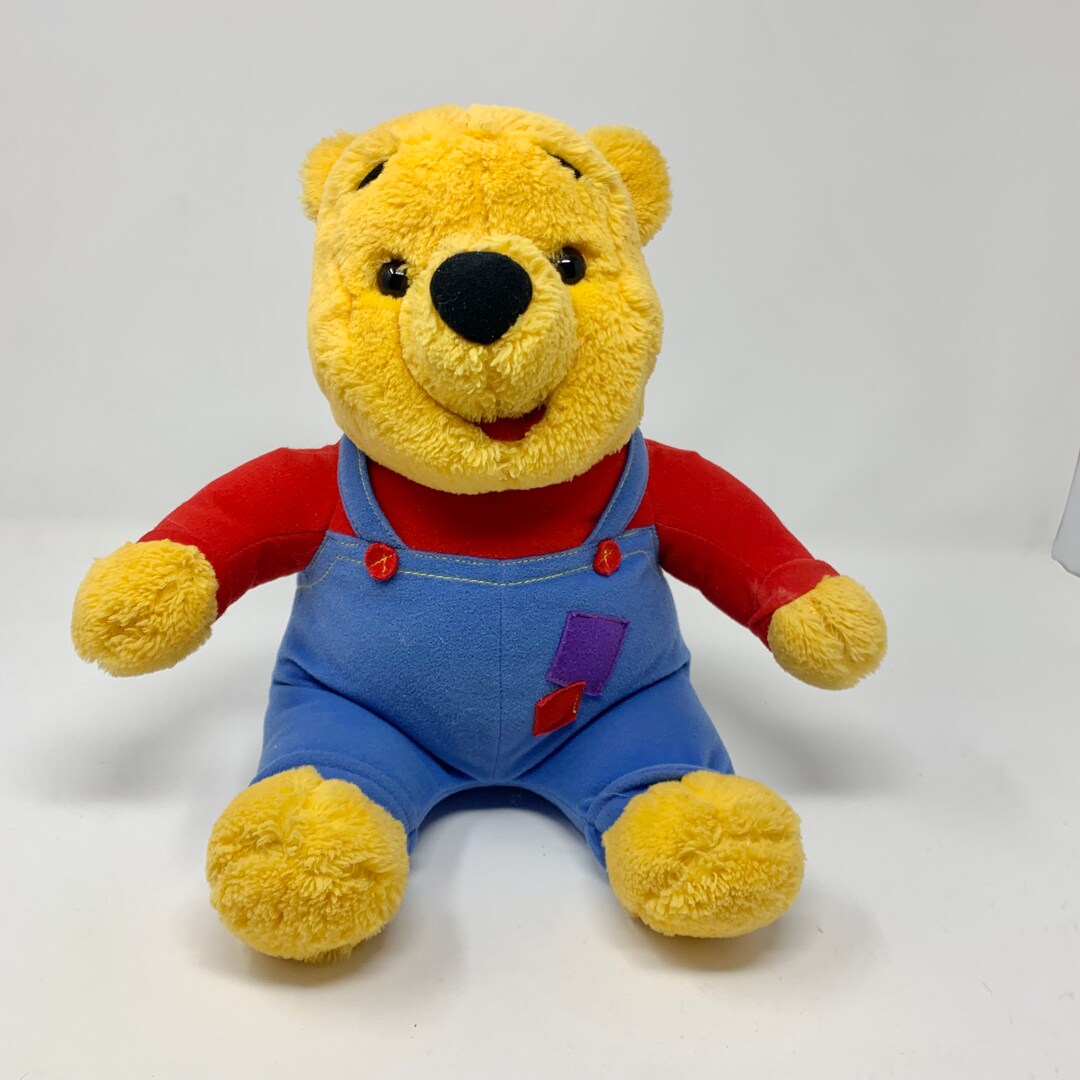 Vintage Disney 1997 Mattel Winnie Pooh Electronic Talking Plush Wiggles ...
