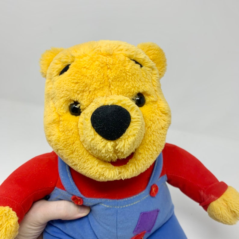 Vintage Disney 1997 Mattel Winnie Pooh Electronic Talking Plush Wiggles ...