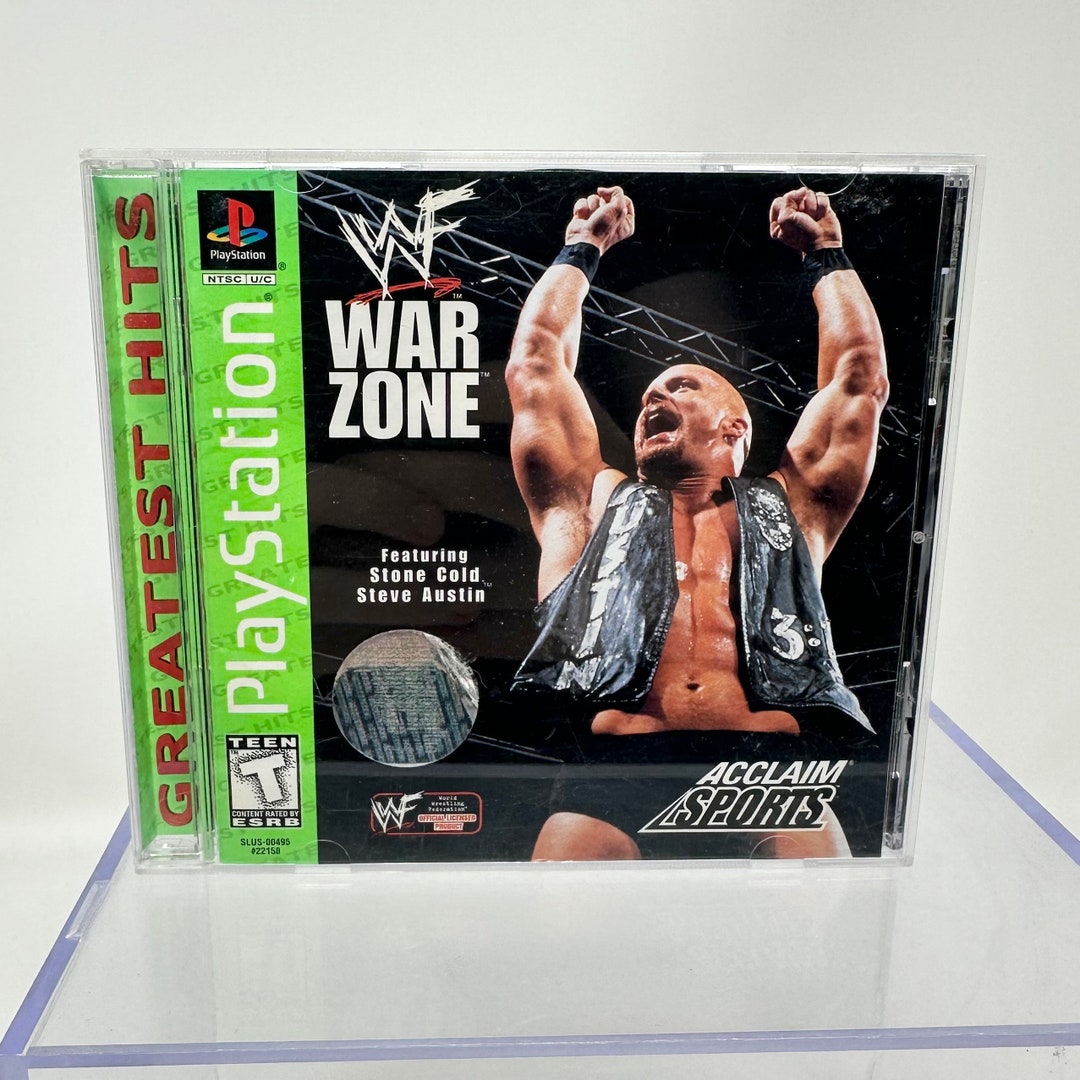 Vtg Playstation Game WF War Zone WWF Wrestling Steve Austin - Etsy
