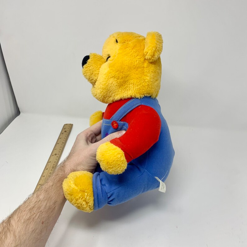 Vintage Disney 1997 Mattel Winnie Pooh Electronic Talking Plush Wiggles ...
