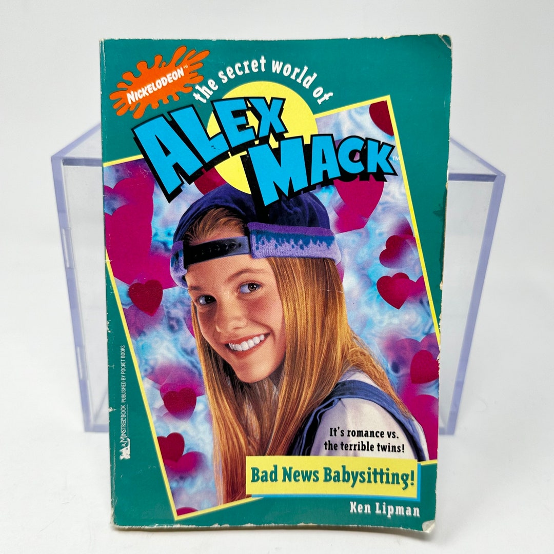 Vtg Secret Life of Alex Mack Bad News Babysitting 1995 Nickelodeon Book ...