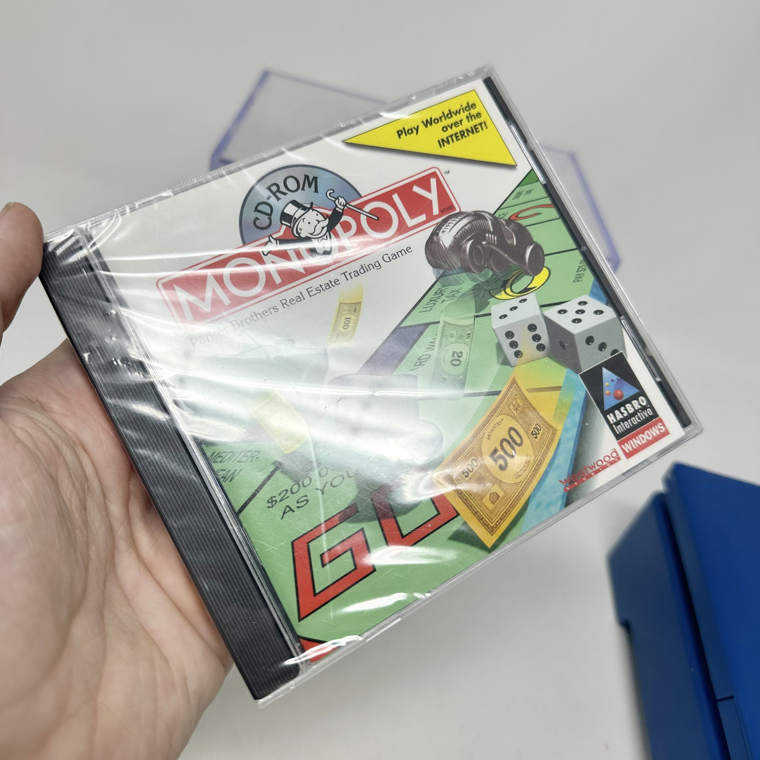 Vtg 1997 Hasbro Interactive Windows PC Monopoly Computer Game CD-ROM ...