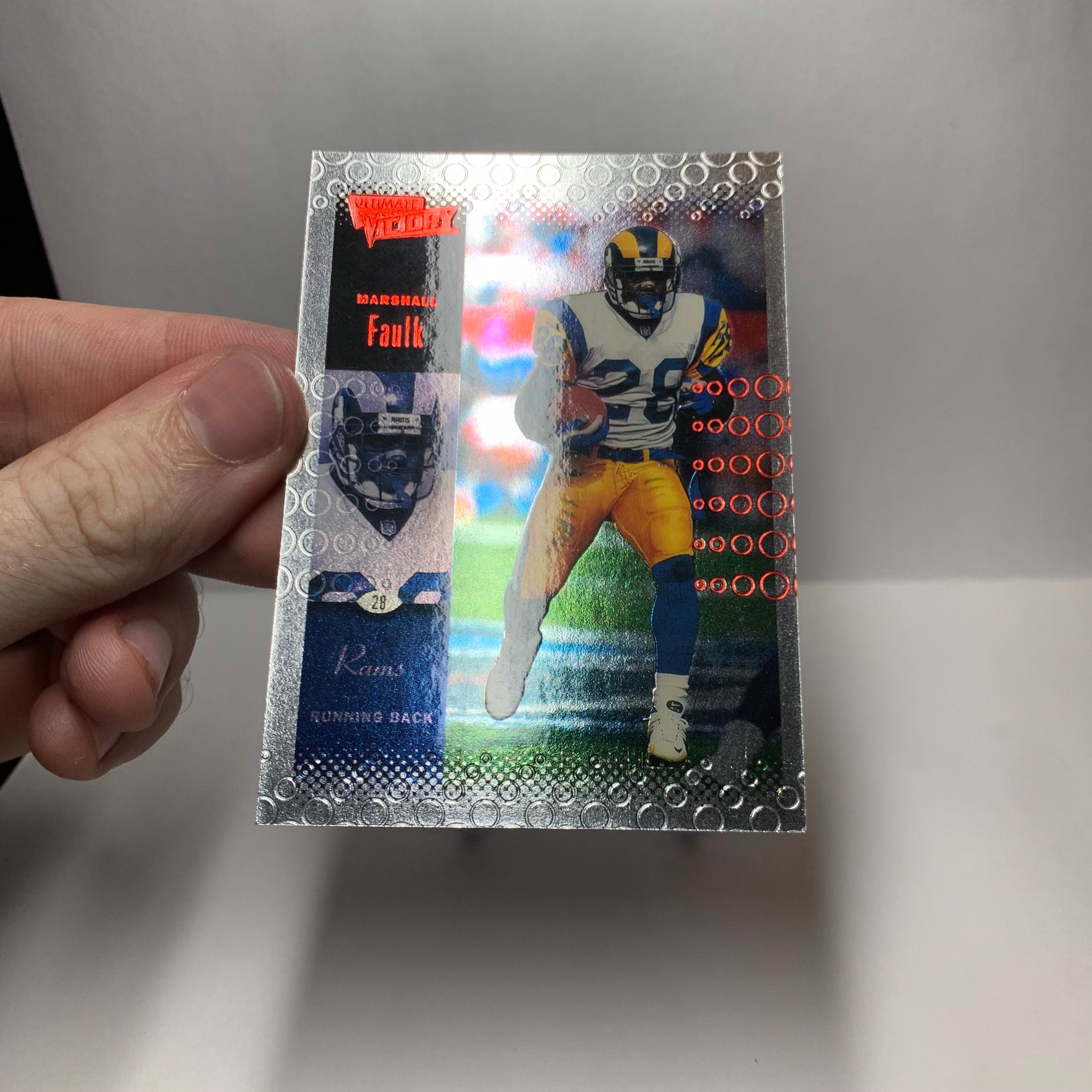 NFL Card St Louis Rams 2000 Upper Deck Ultimate Victory Chrome | Etsy
