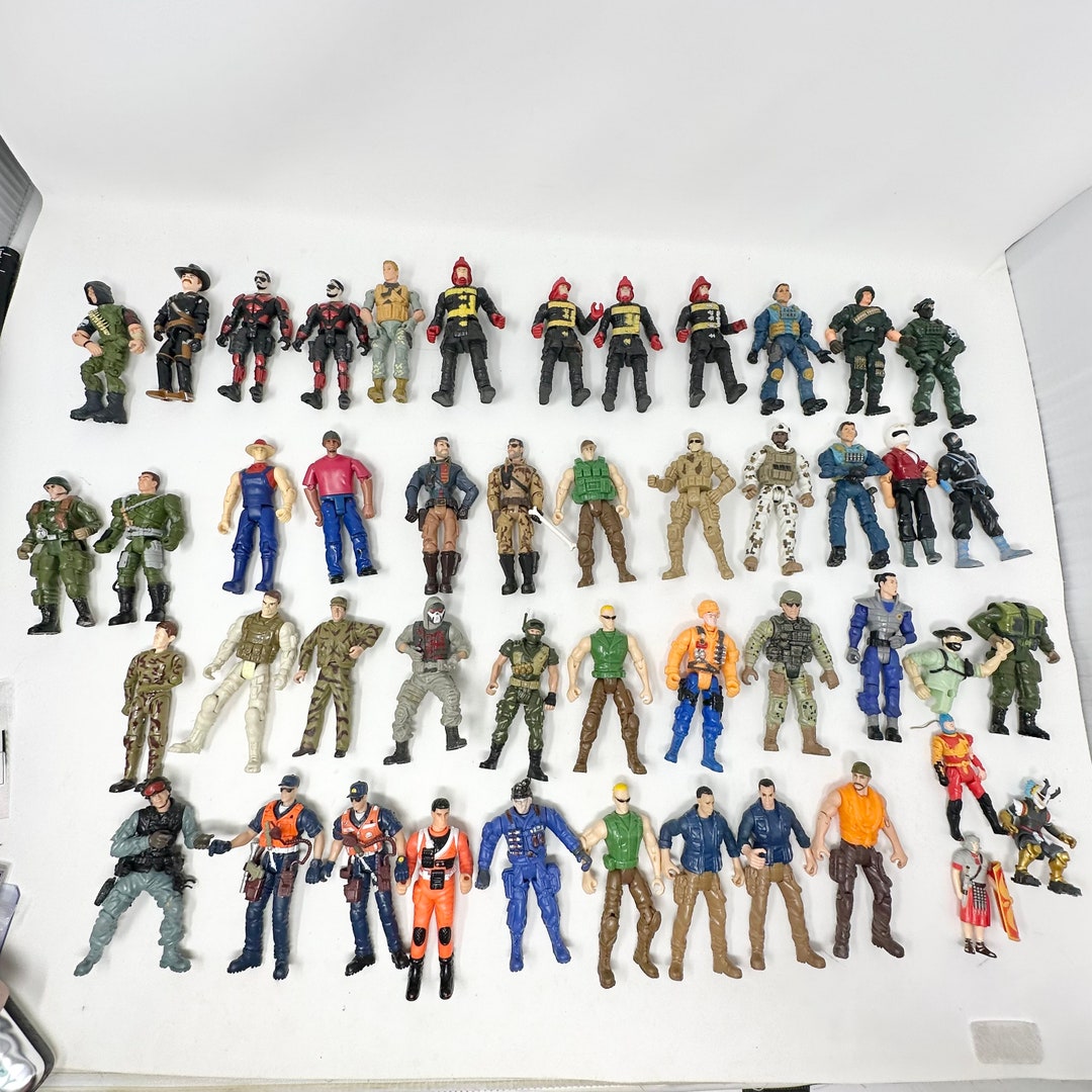 Vtg Lot 45 Action Figures Military Chap Mei Lanard Corps Toys - Etsy