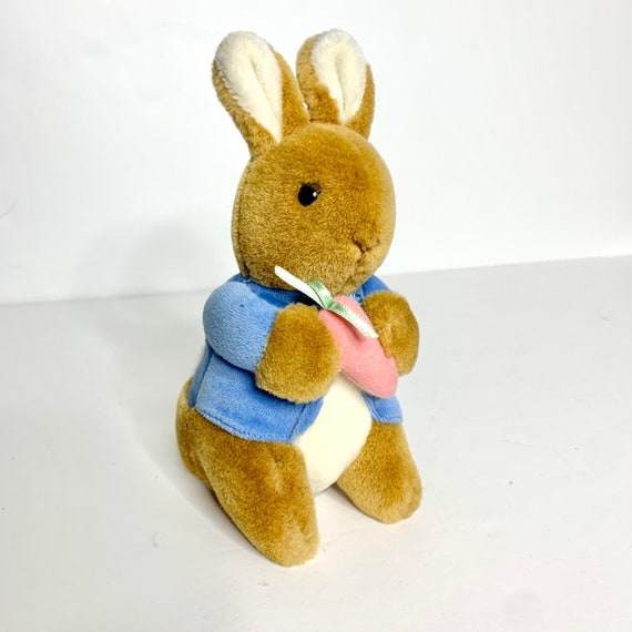 Vintage Eden Peter Rabbit Plush Bunny Animal Toy With Carrot - Etsy