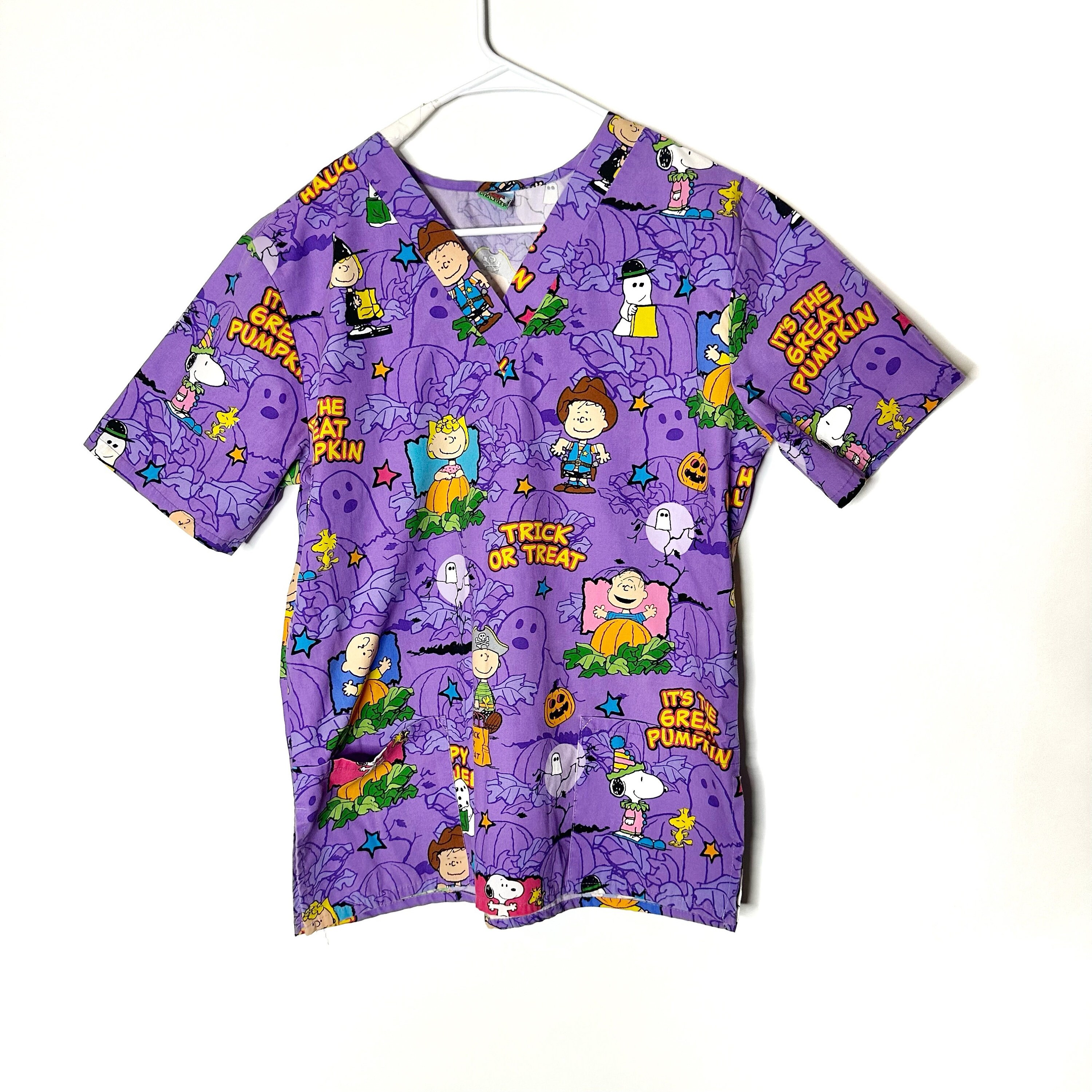 Snoopy And Charlie Brown Scrubs