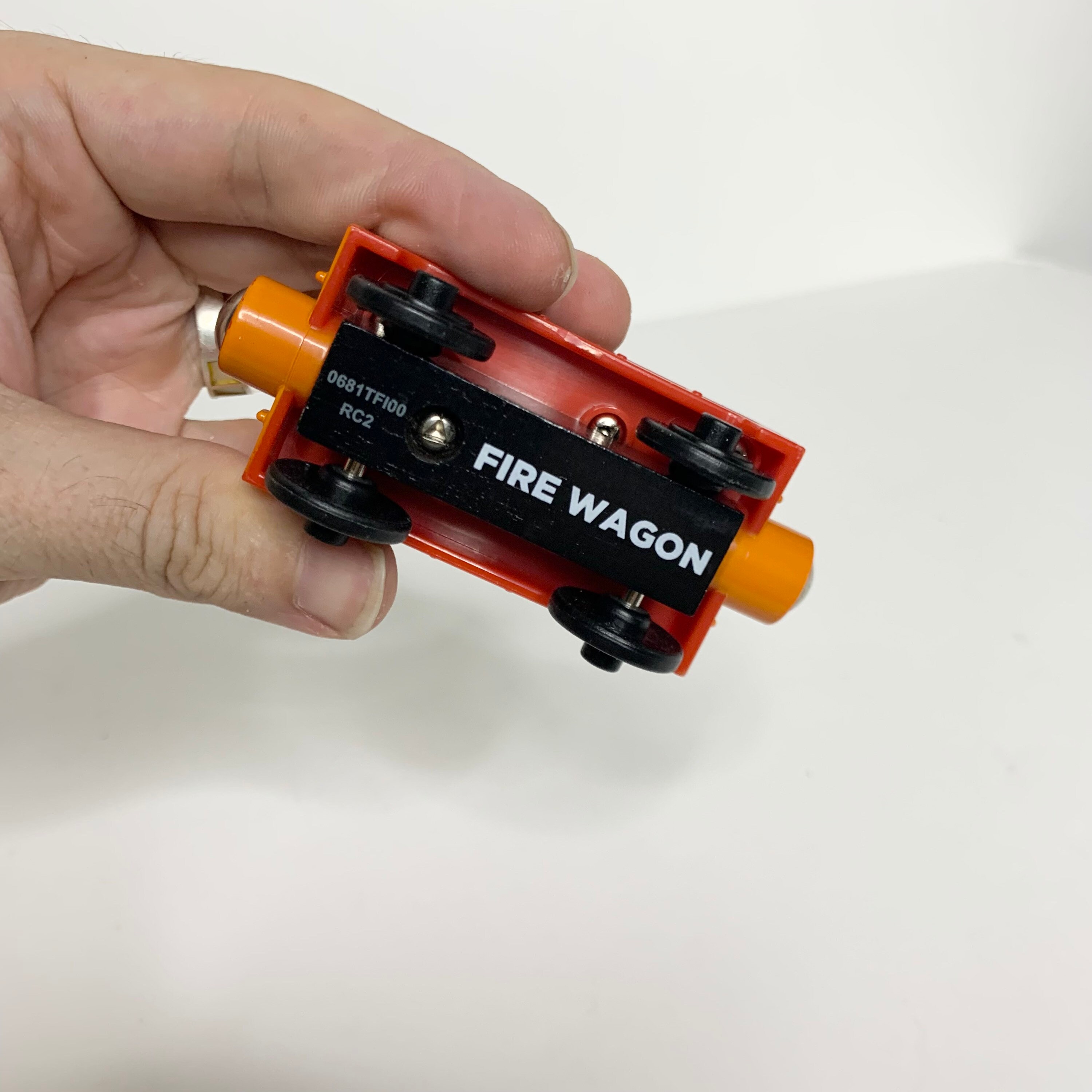 Chuggington Fire Wagon Wooden Train Car Toy - Etsy