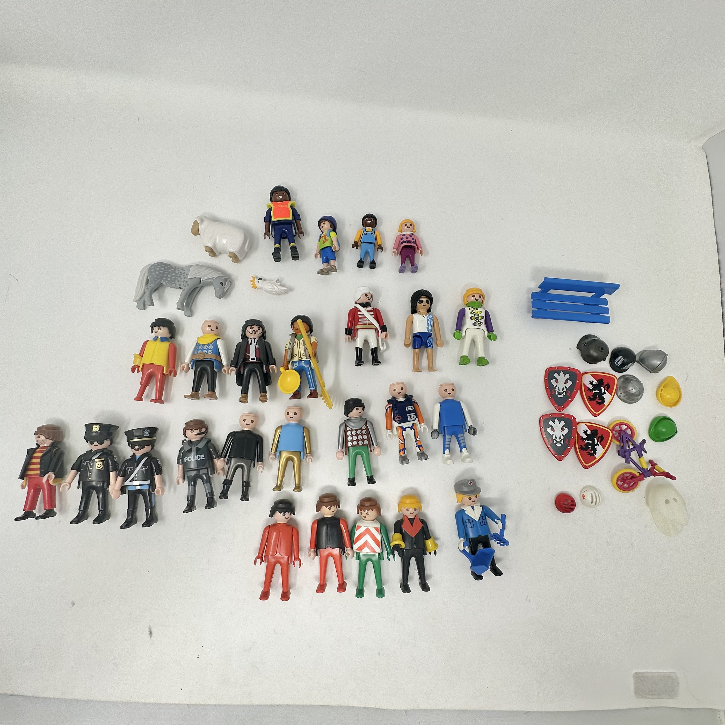 Vintage Geobra Playmobil Figure Lot W Animals 25 Figs - Etsy