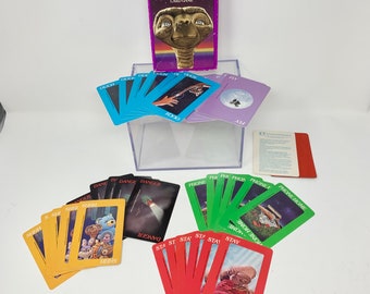 The Extra-Terrestrial Card Game Vintage Original Box COMPLETE 1982 E.T ...