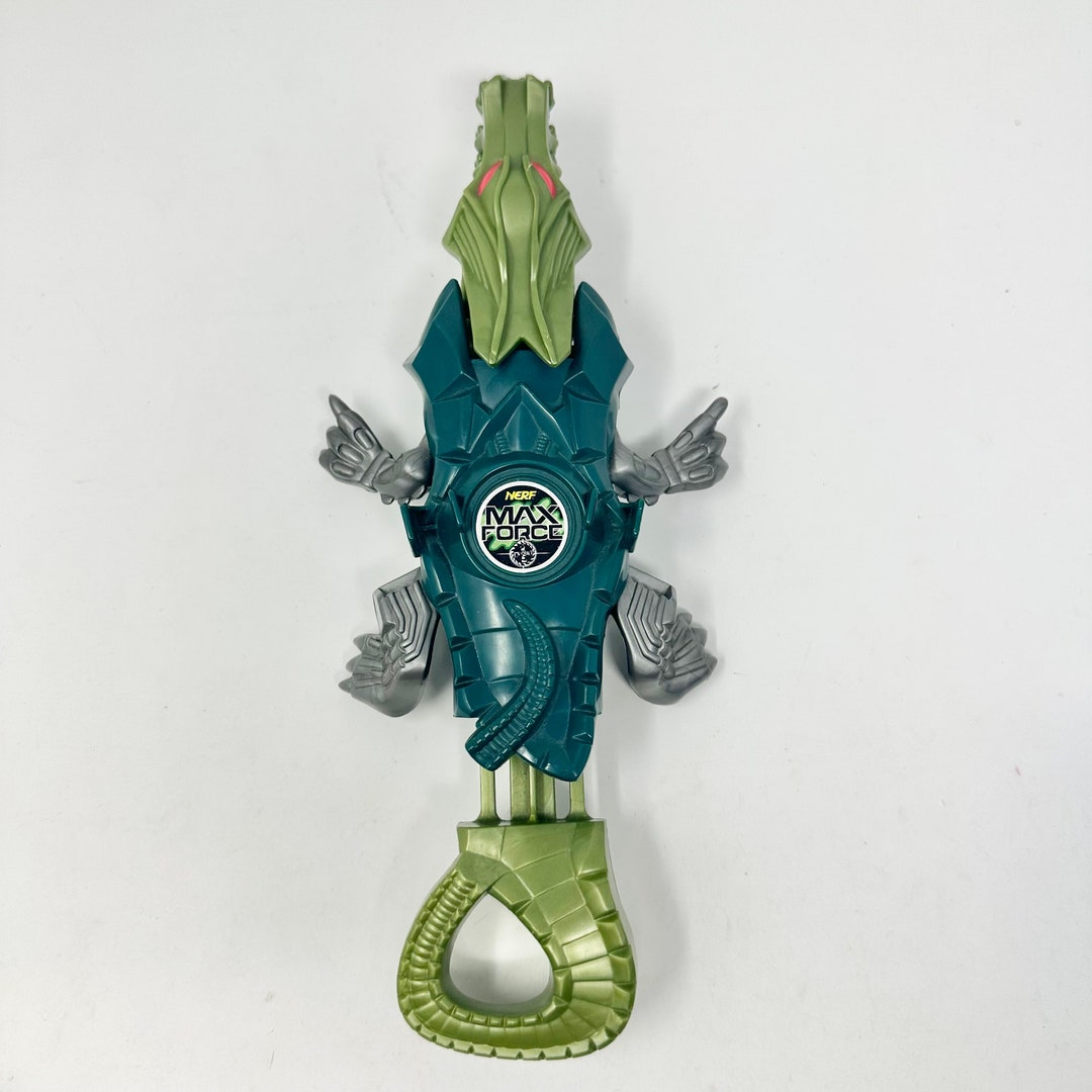 Vtg 90s Nerf Max Force Gator Dart Shooter Gun Toy - Etsy