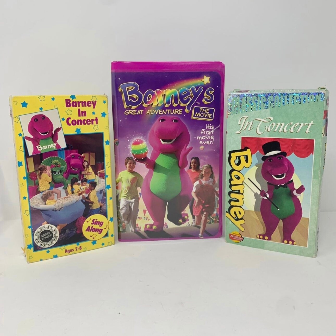 Vintage Barney VHS Videos in Concert Great Adventure Movie - Etsy Canada