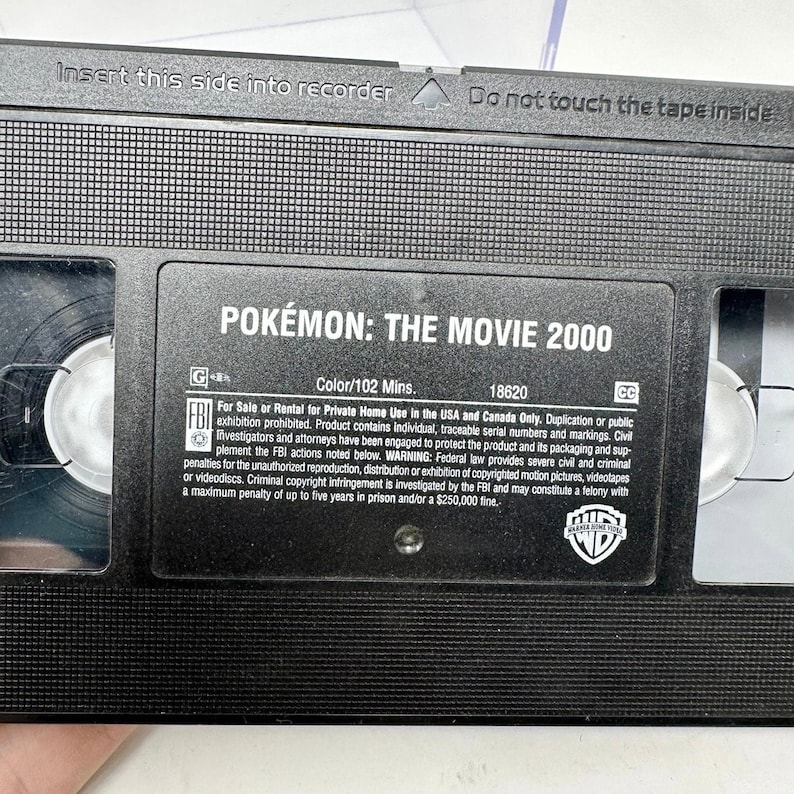 Pokémon the Movie 2000 Vintage VHS Movie No Case Plays - Etsy