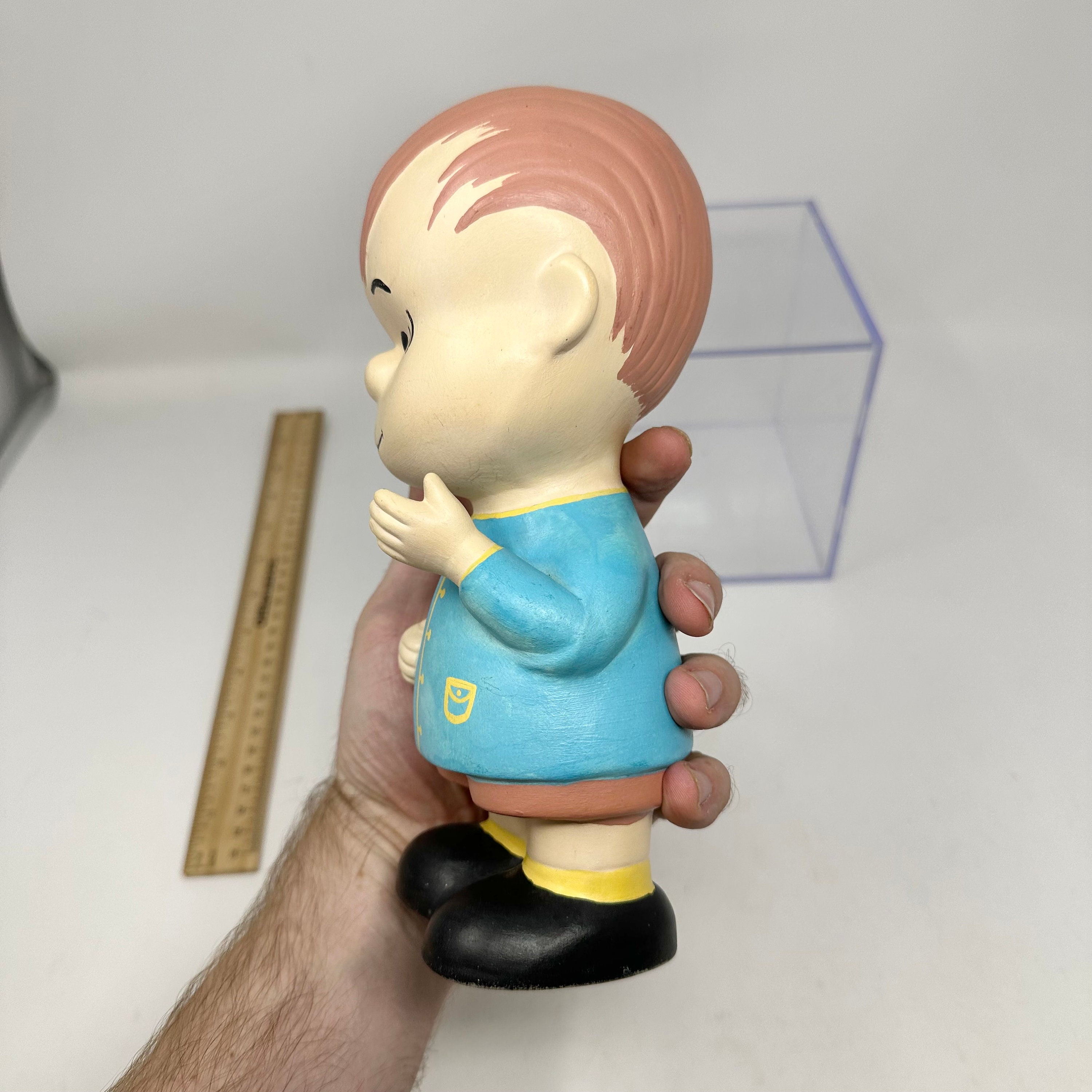 Vintage Ceramic Linus Van Pelt Charlie Brown Peanuts Figure Sculpture ...