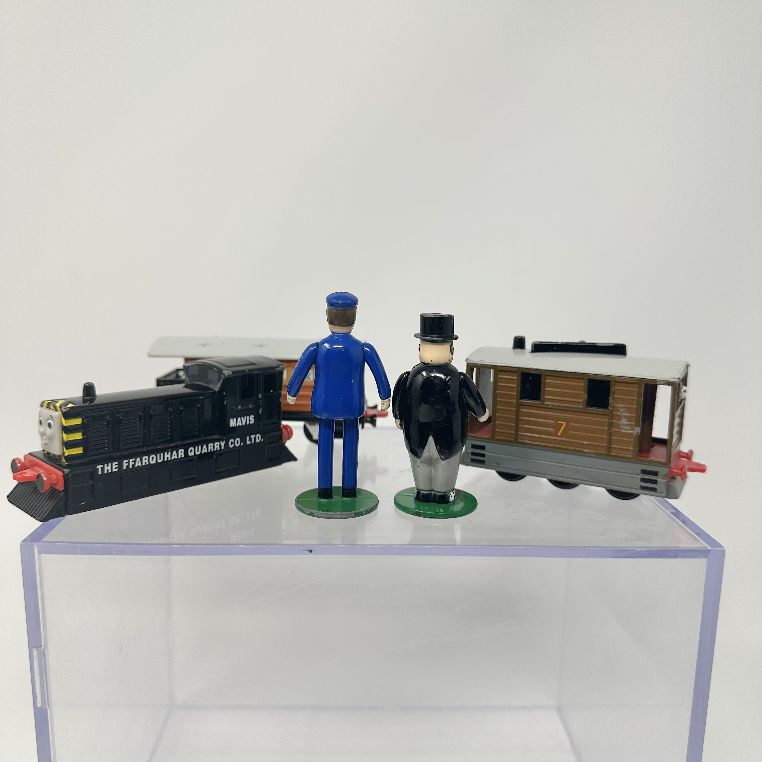 Vtg Ertl Thomas Tank Engine Friends Diecast Trains Conductor Figurine ...