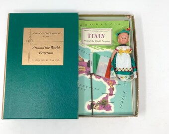 World Map 1963 - Etsy