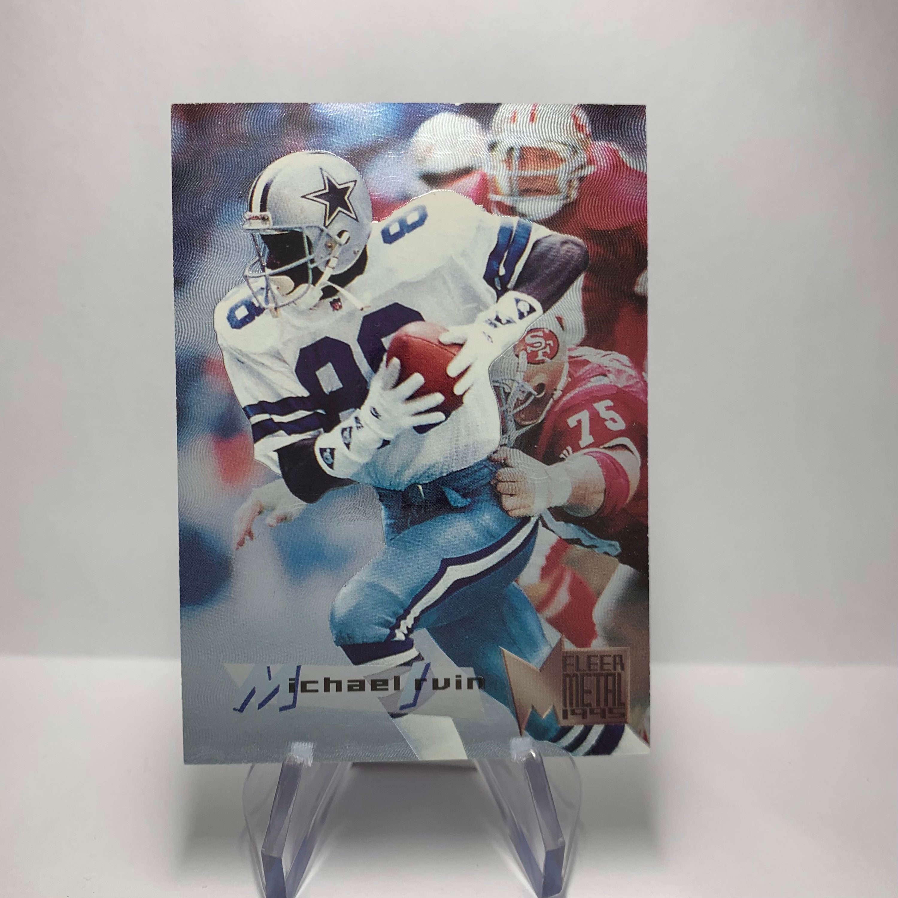 Tarjeta de la NFL 1995 Fleer Metal Michael Irvin Dallas | Etsy