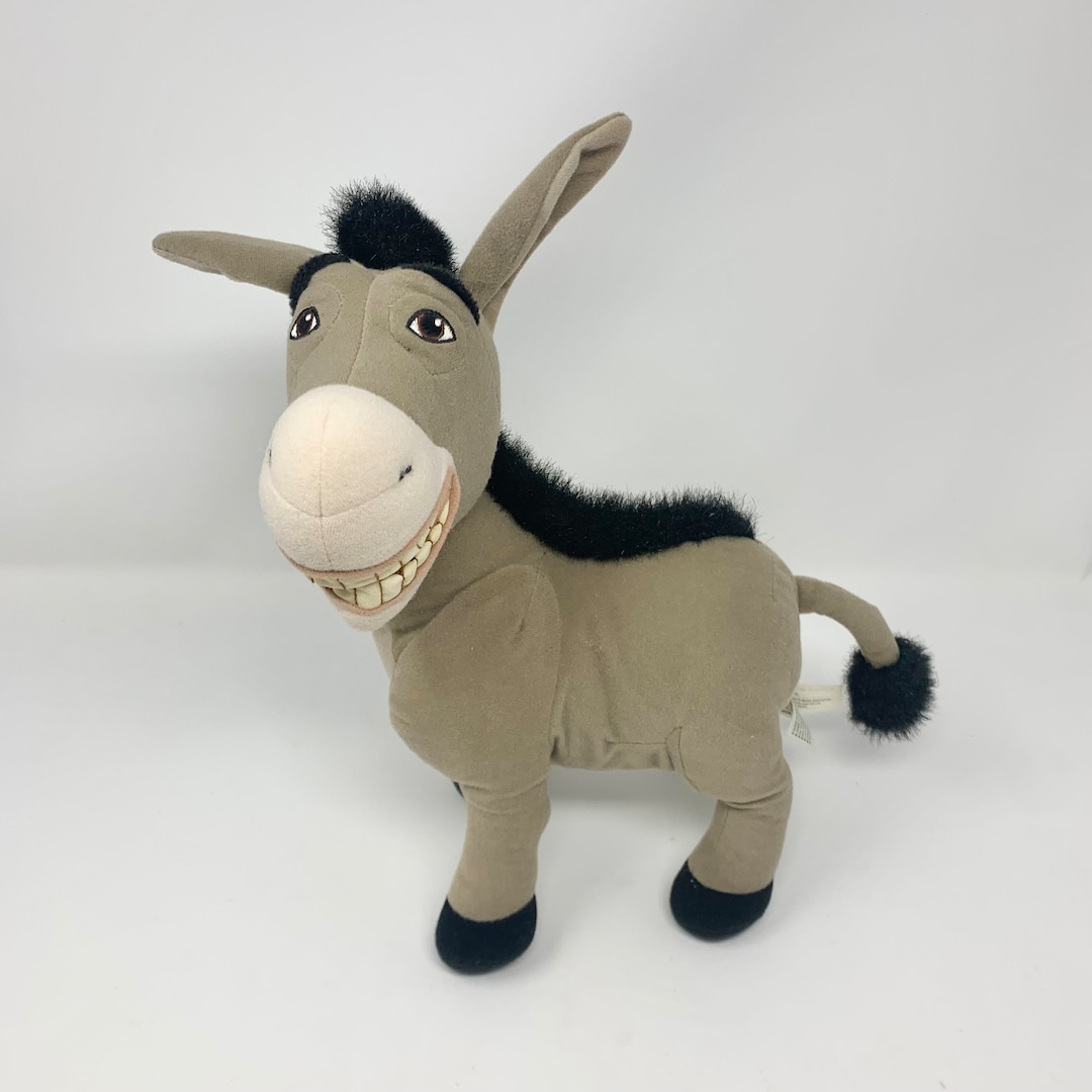 Shrek 2 Wise Crackin Donkey Interactive Talking Plush Toy Hasbro ...
