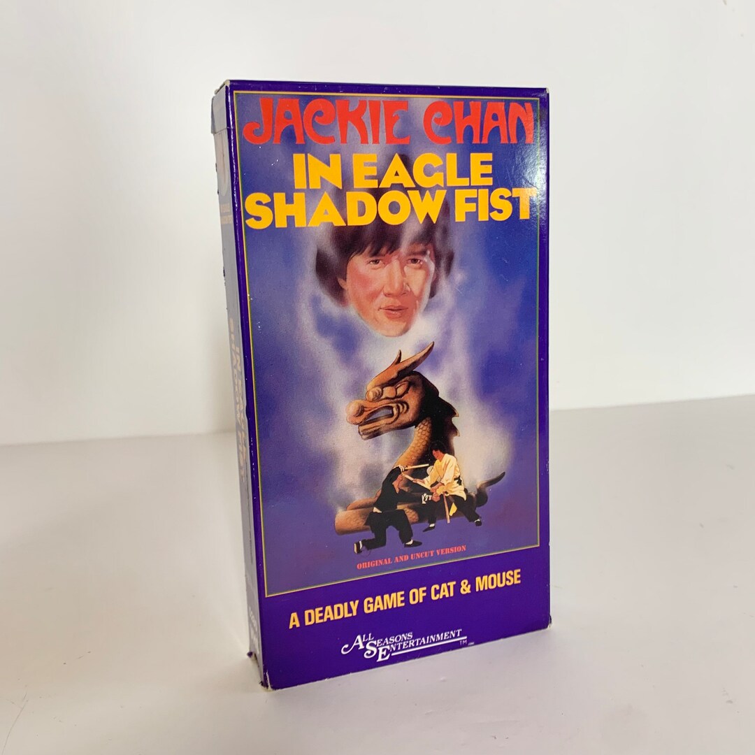 Vintage 1985 Jackie Chan in Eagle Shadow Fist VHS Movie Original Uncut ...