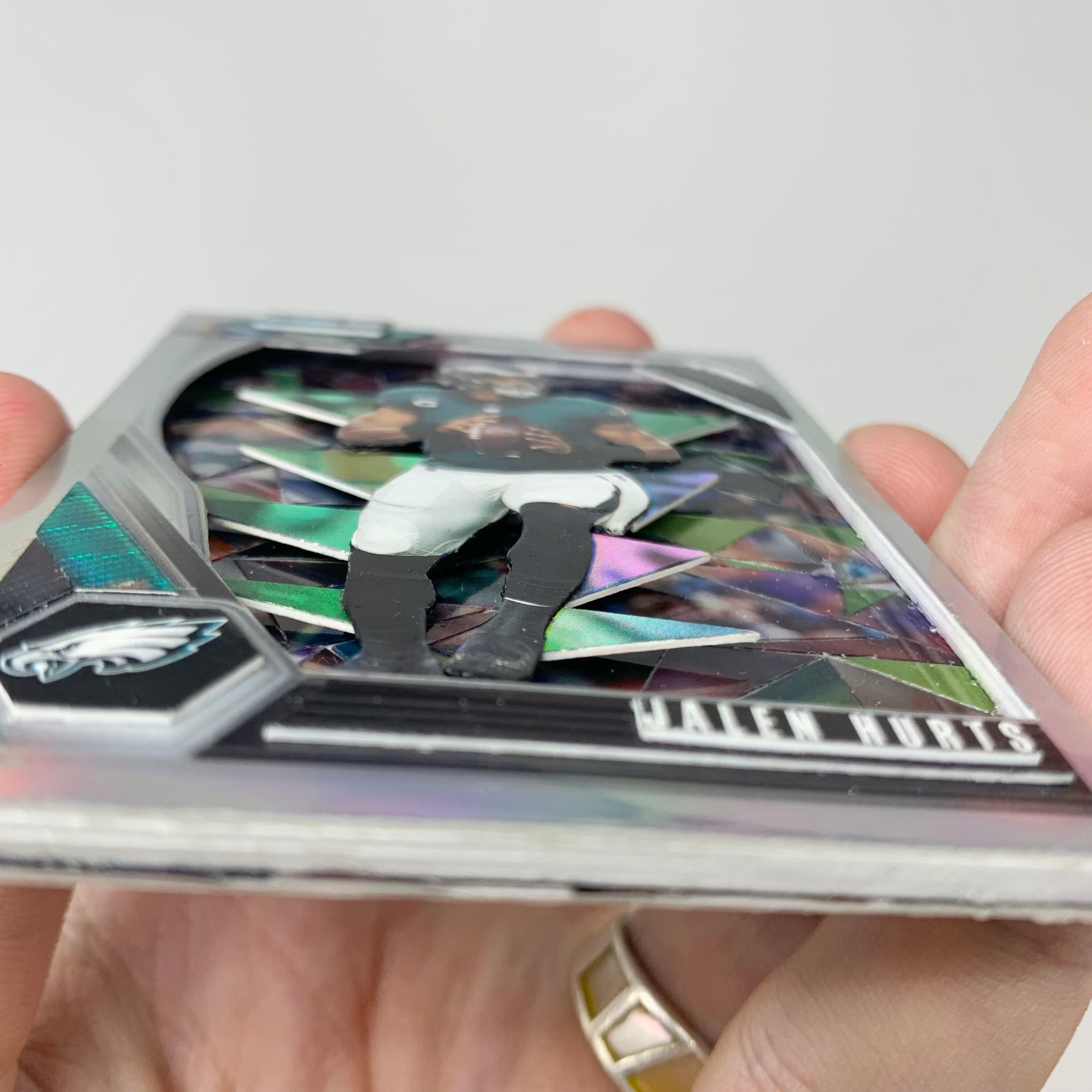 Jalen Hurts Custom Football Art Sports Card 1/1 Handmade Philadelphia ...