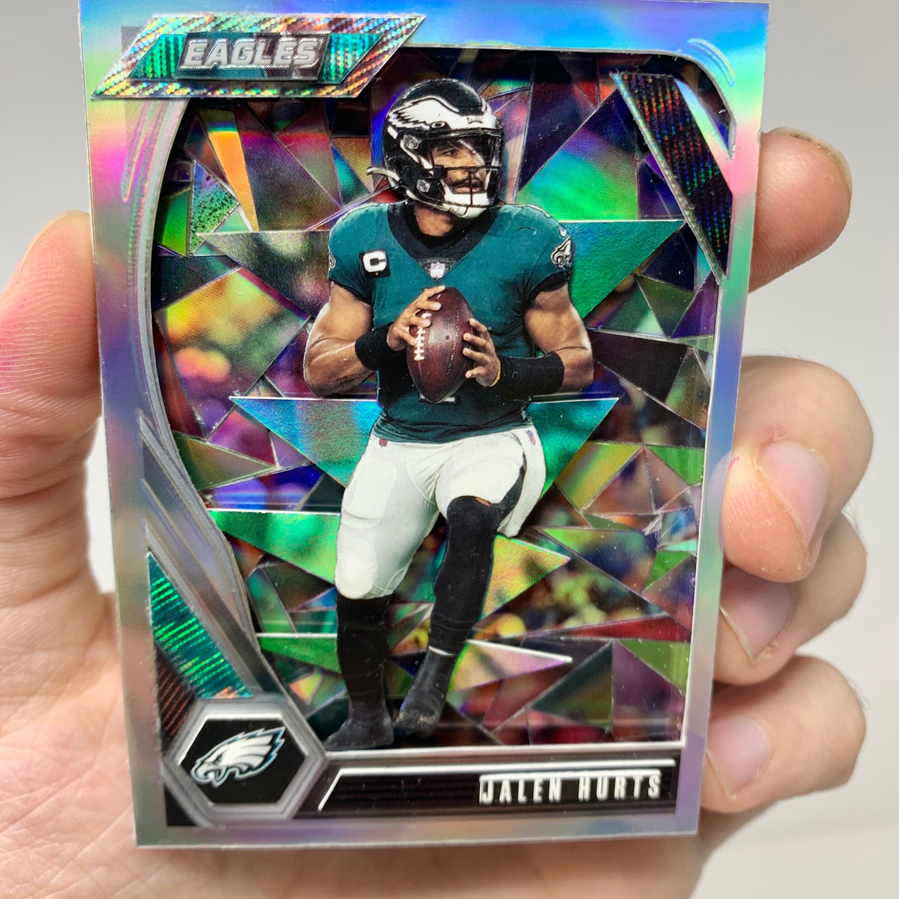 Jalen Hurts Custom Football Art Sports Card 1/1 Handmade Philadelphia ...