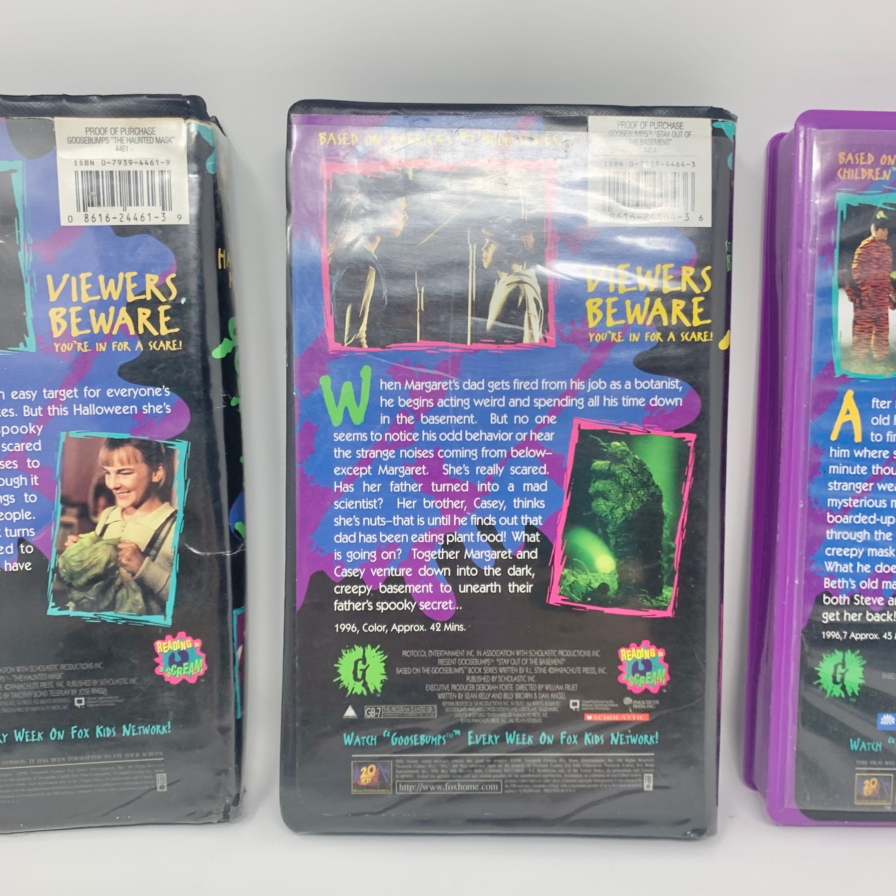 Goosebumps VHS Lot Night Living Dummy III Stay Out Basement - Etsy