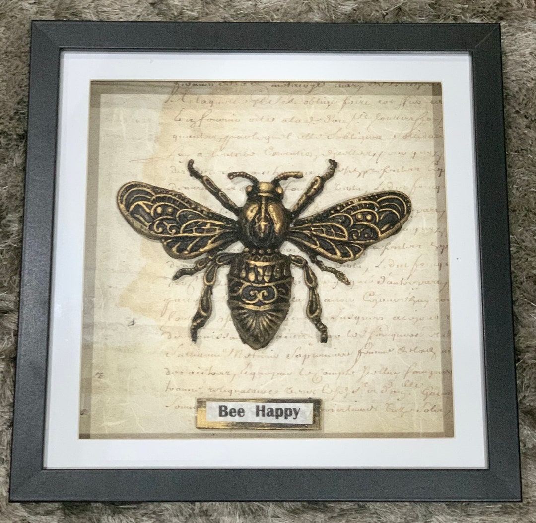 Handmade 3D Bee Frame - Etsy