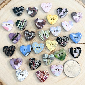 Unique Polymer Clay Buttons for Crafting, Sewing, Scrapbooking and ...