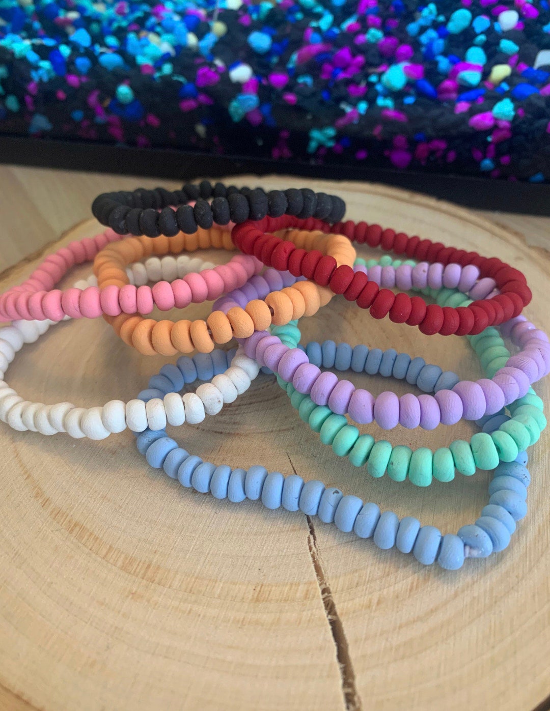 Calming Fidget Bangle With Tiny Beads for Anxiety Relief Made in Canada ...