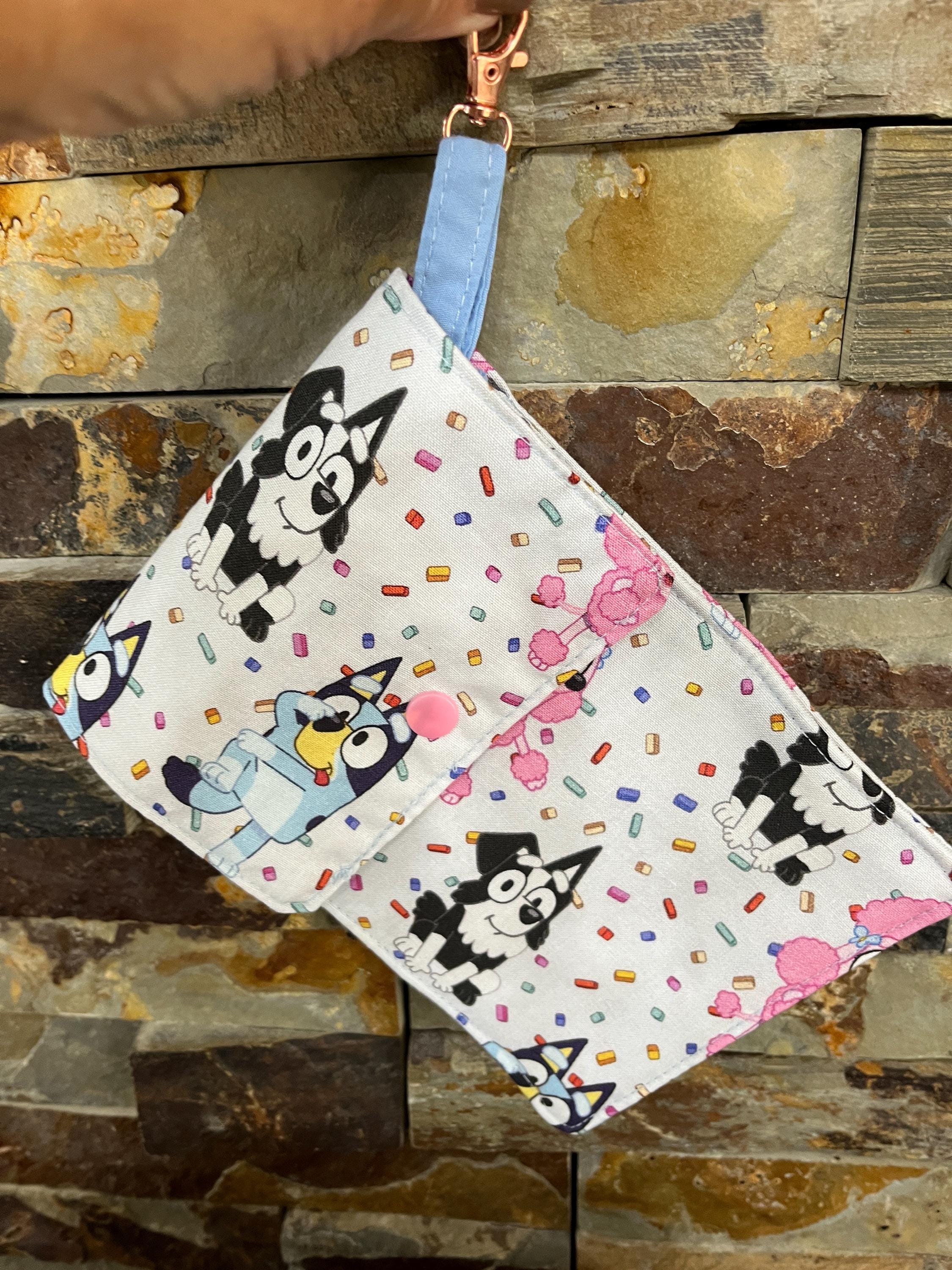 Bluey & Friends Large Lined Fabric Cell Phone/calculator Holder, Kids ...