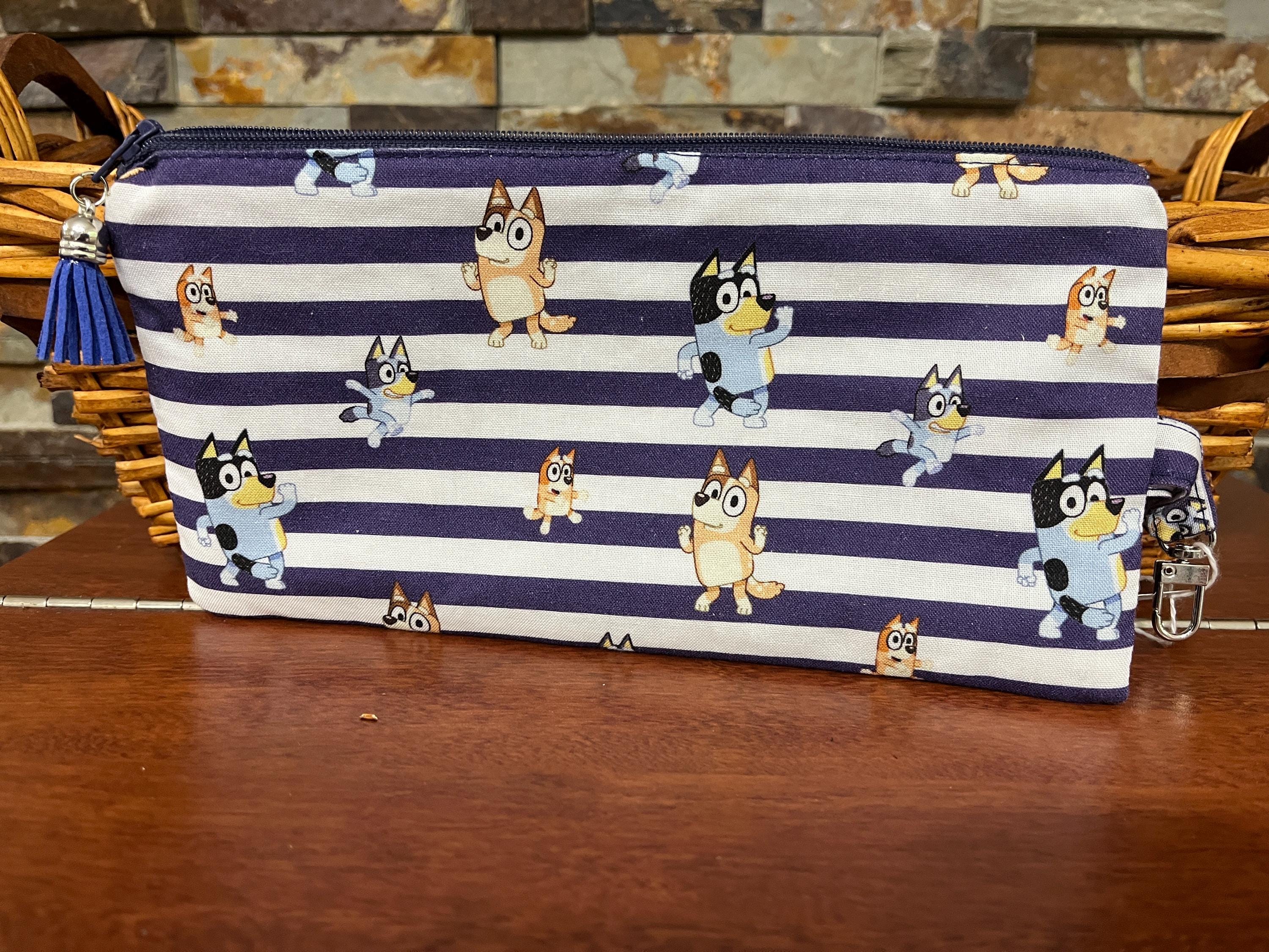 Bluey & Friends Lined Zip Pouch, 9x4 Kid’s Back to School Organizer, 2 ...
