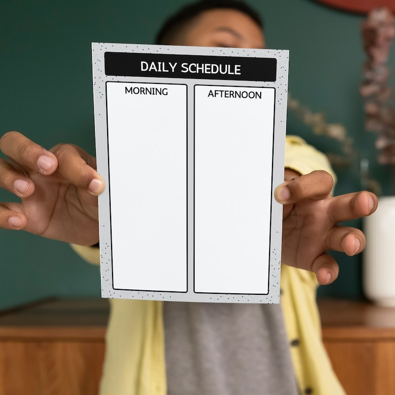 Adhd Visual Schedule - Etsy