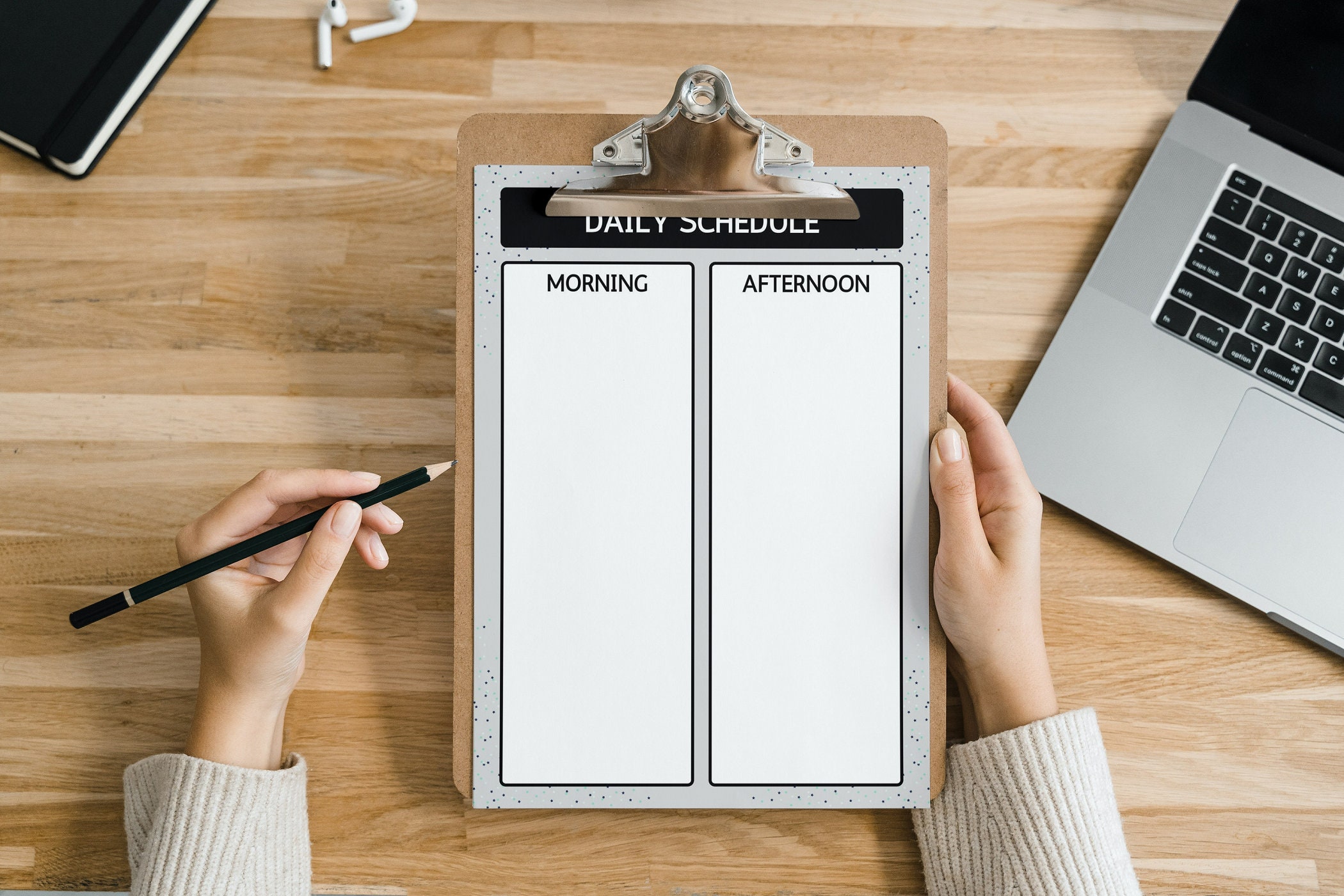 A4 ADHD Autism ASD Visual Planner, Routine Scheduler, Visual Timetable ...