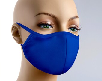 Royal Blue Mask - Etsy