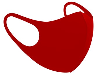 Red Face Mask | Etsy