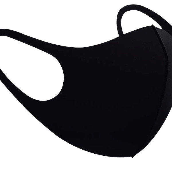 Small Black Mask - Etsy