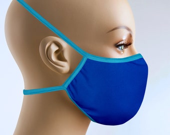 Royal Blue Mask | Etsy