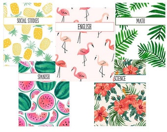 Tropical Binder Cover - Etsy
