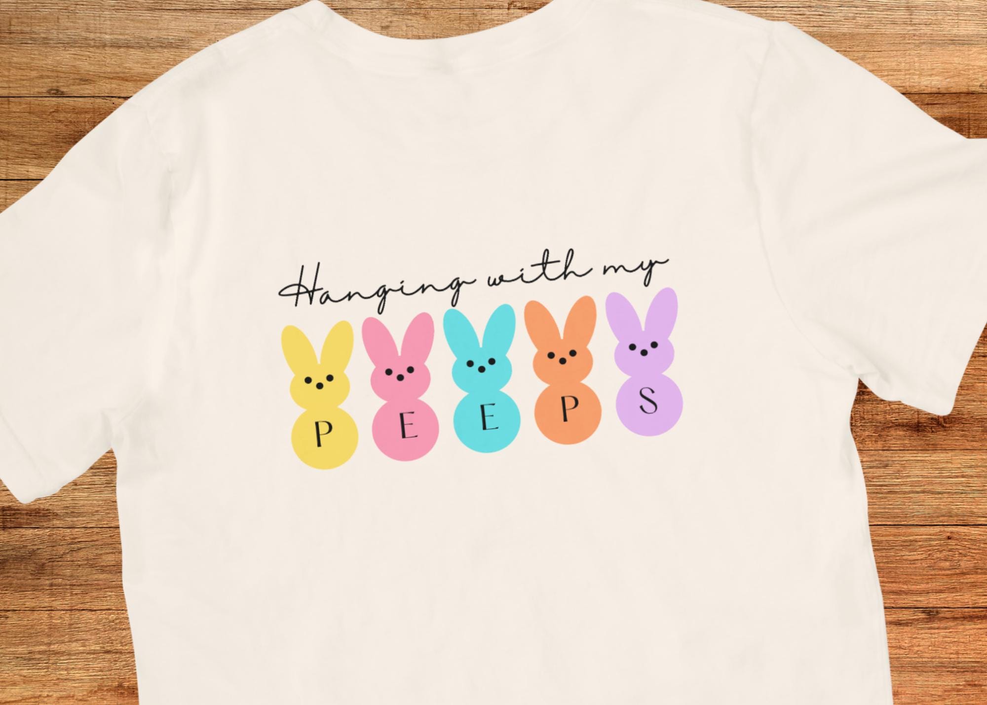 Easter Peeps SVG: Hanging With My Peeps - Etsy