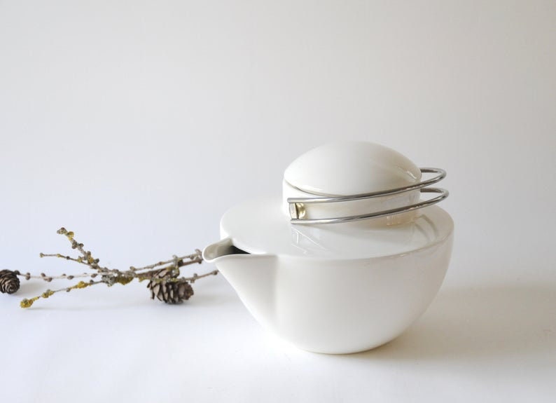 Arabia Finland Teapot. Design by Ole Palsby Model OP. Finnish | Etsy