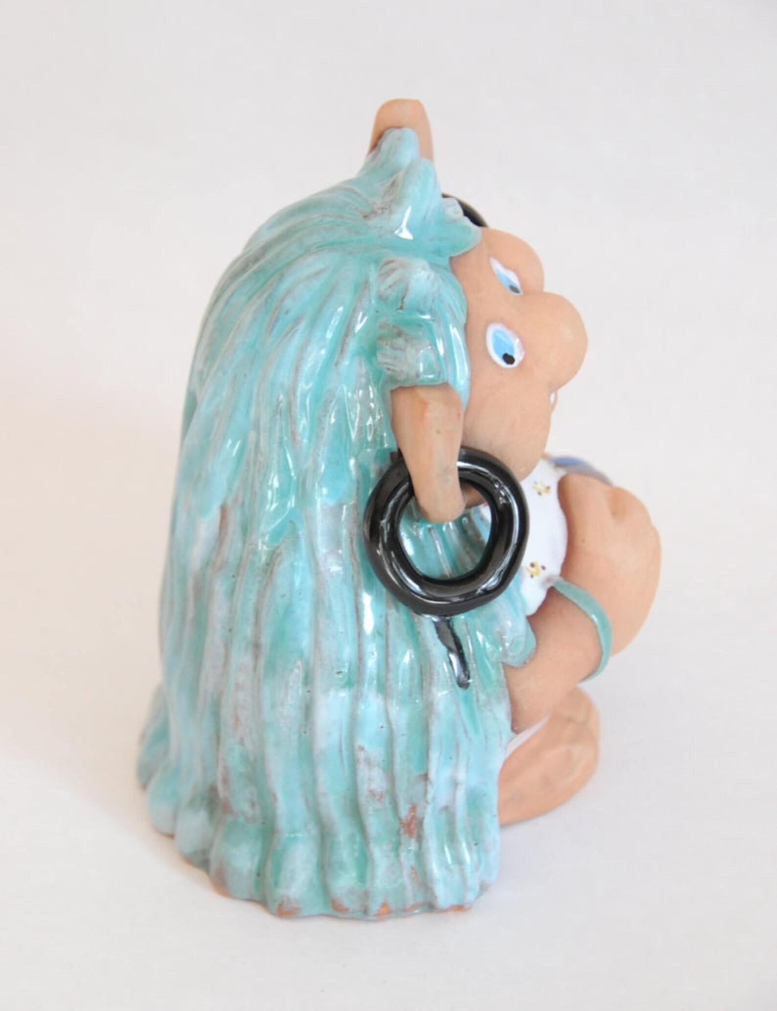 Swedish Pottery Troll Figurine. Scandinavian Good Luck DAM | Etsy