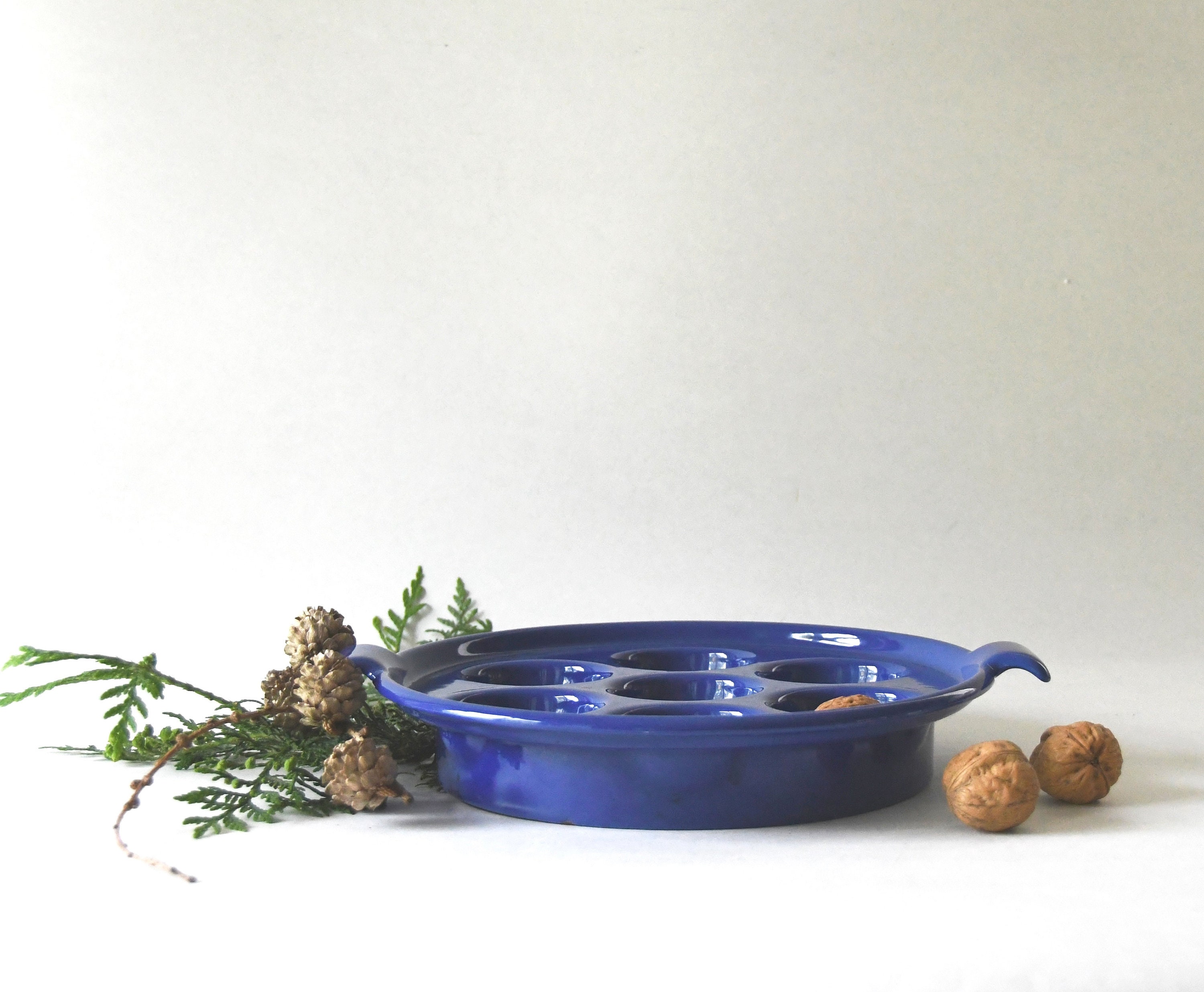 Copco Pan for Danish Appleballs / Ebleskiver, Cast Iron With Enamel ...