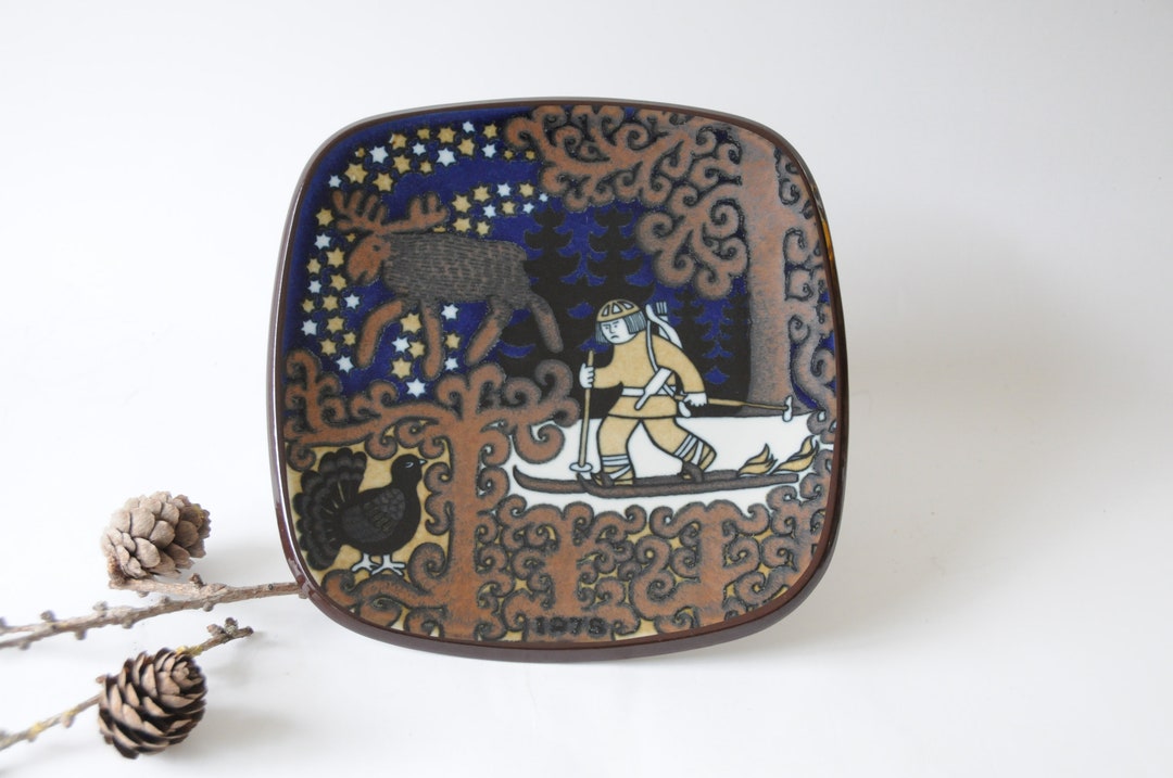 Arabia Finland Annual Plate 1978, Kalevala Plate by Raija Uosikkinen ...