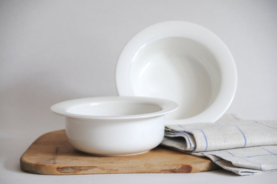 2 Arabia Finland ARCTICA White Bowls by Inkeri Leivo. Vintage Soup ...