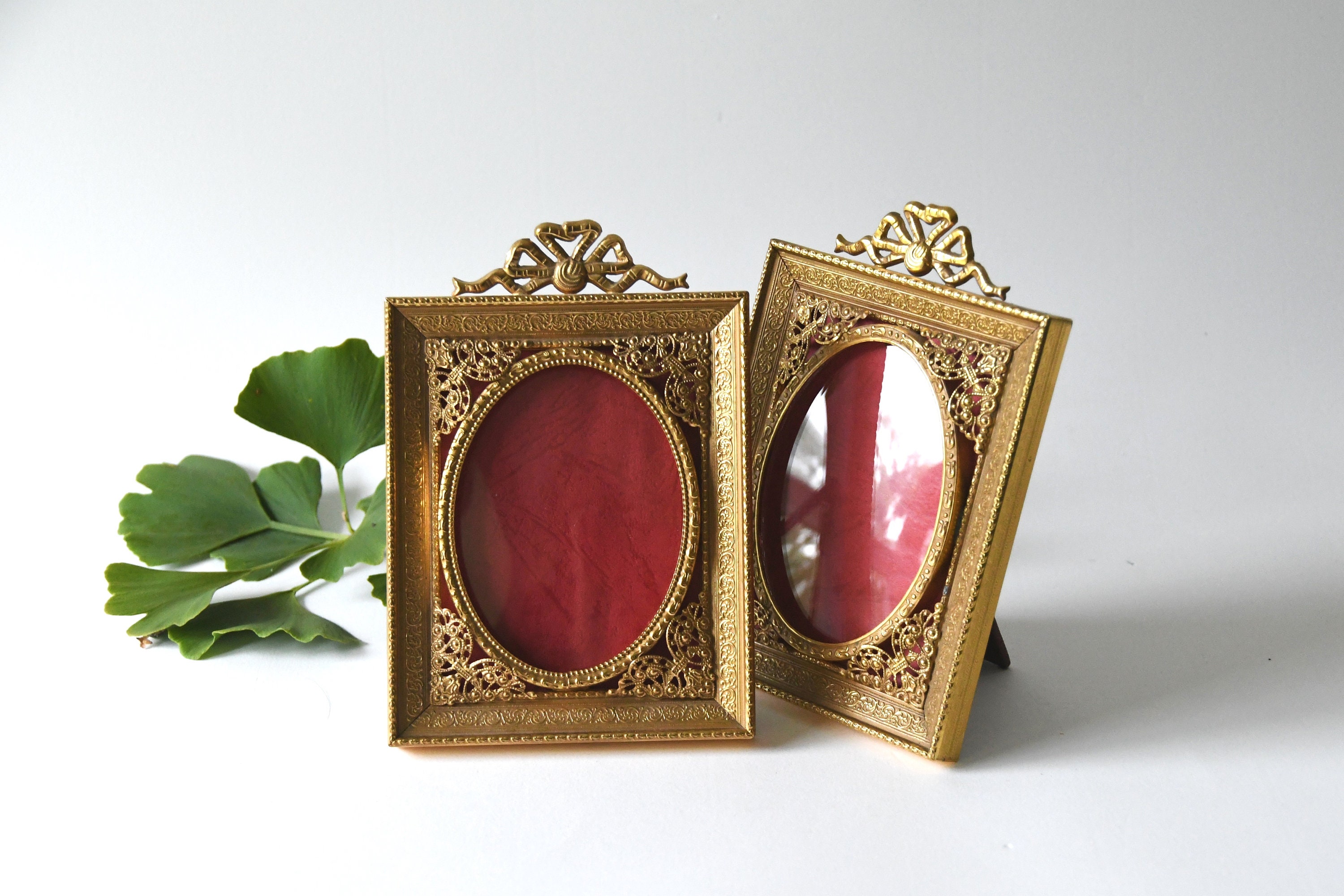 Antique Picture Frames. Two Danish Twin Frames. 3.5 X 4 Inch. - Etsy