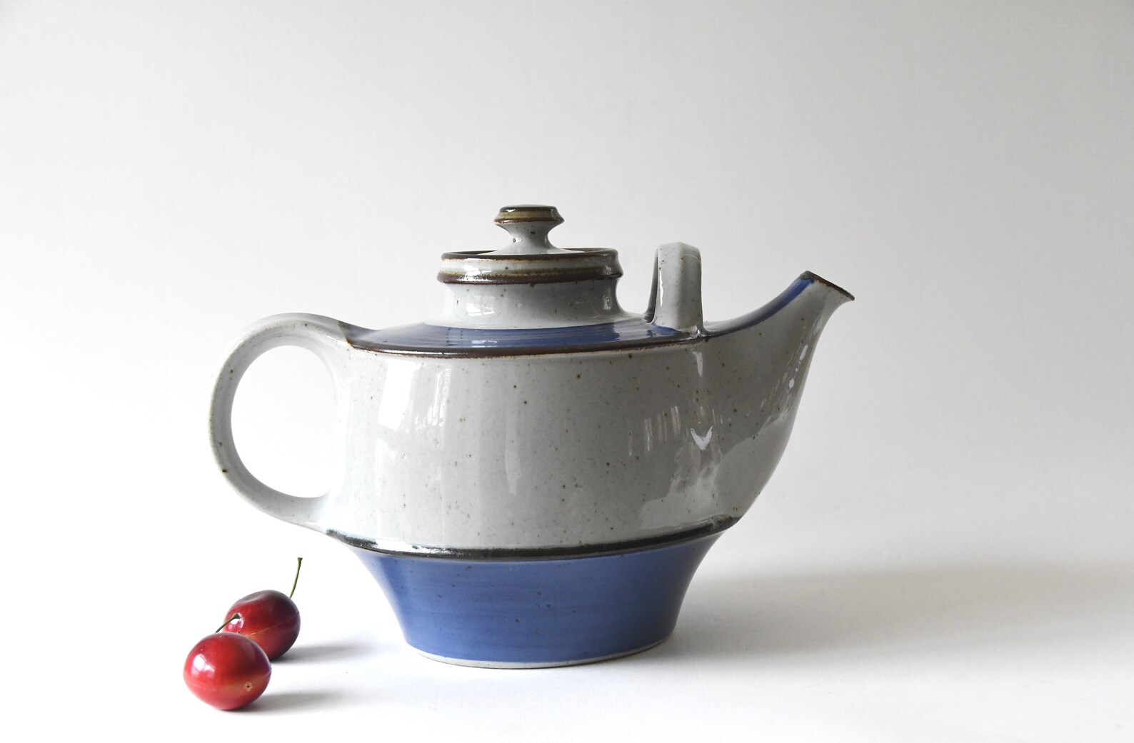 Teapot Danish by KNABSTRUP ATELIER. Stoneware Mid Century. | Etsy