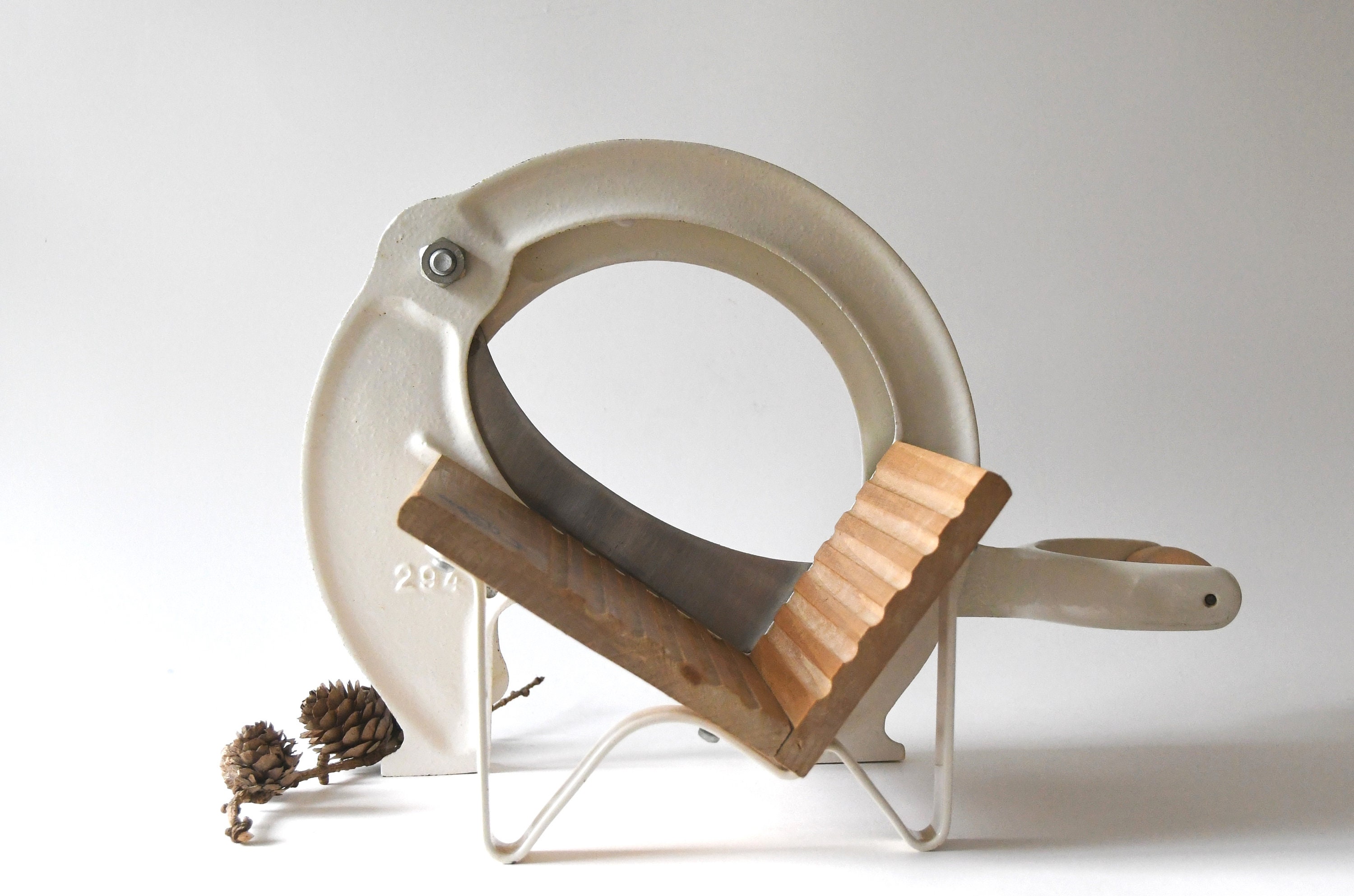 Danish Bread Cutter. White Breadslicer Raadvad Denmark. - Etsy